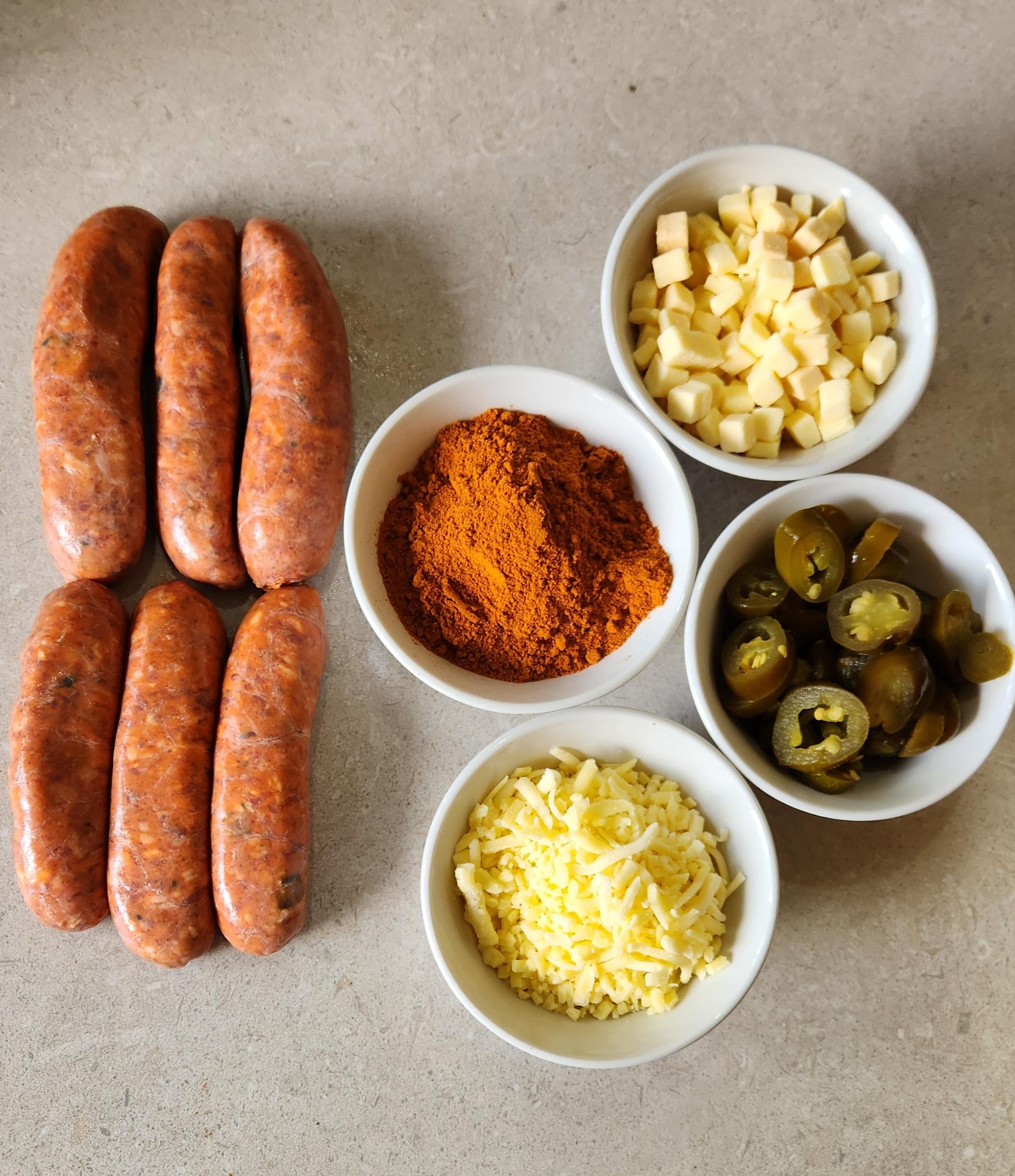 Jalapeno and Cheese Sausages our Silver Medal Winner